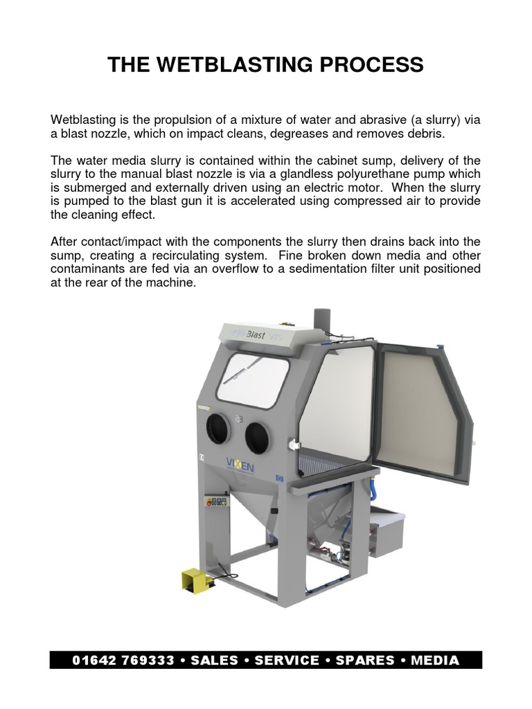 Aquablast Manual | PDF | Pump | Corrosion