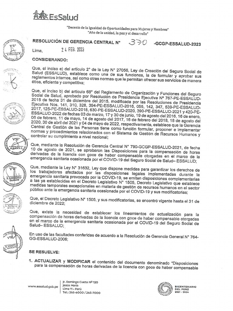 Resolucion 370-Gcgp-Essalud-2023 - 230227 - 132108 | PDF Resolucion 370-Gcgp-Essalud-2023 - 230227 - 132108 | PDF