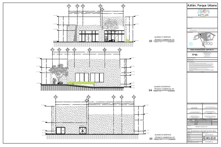 Az Arq E2 03 Alzados | PDF