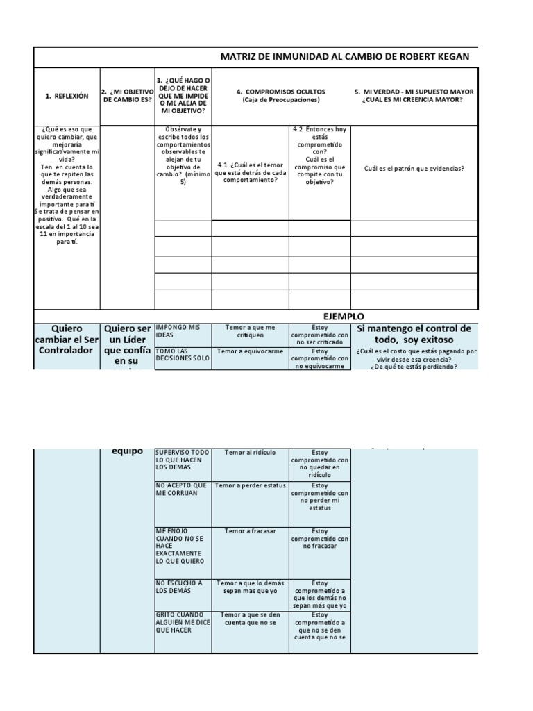 Matriz de Kegan | PDF