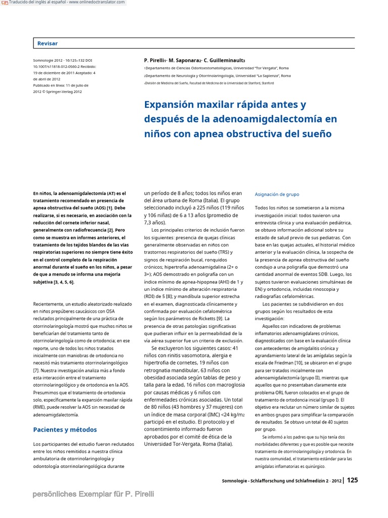 Rapid Maxillary Expansion Before and After Adenotonsillectomy in ...