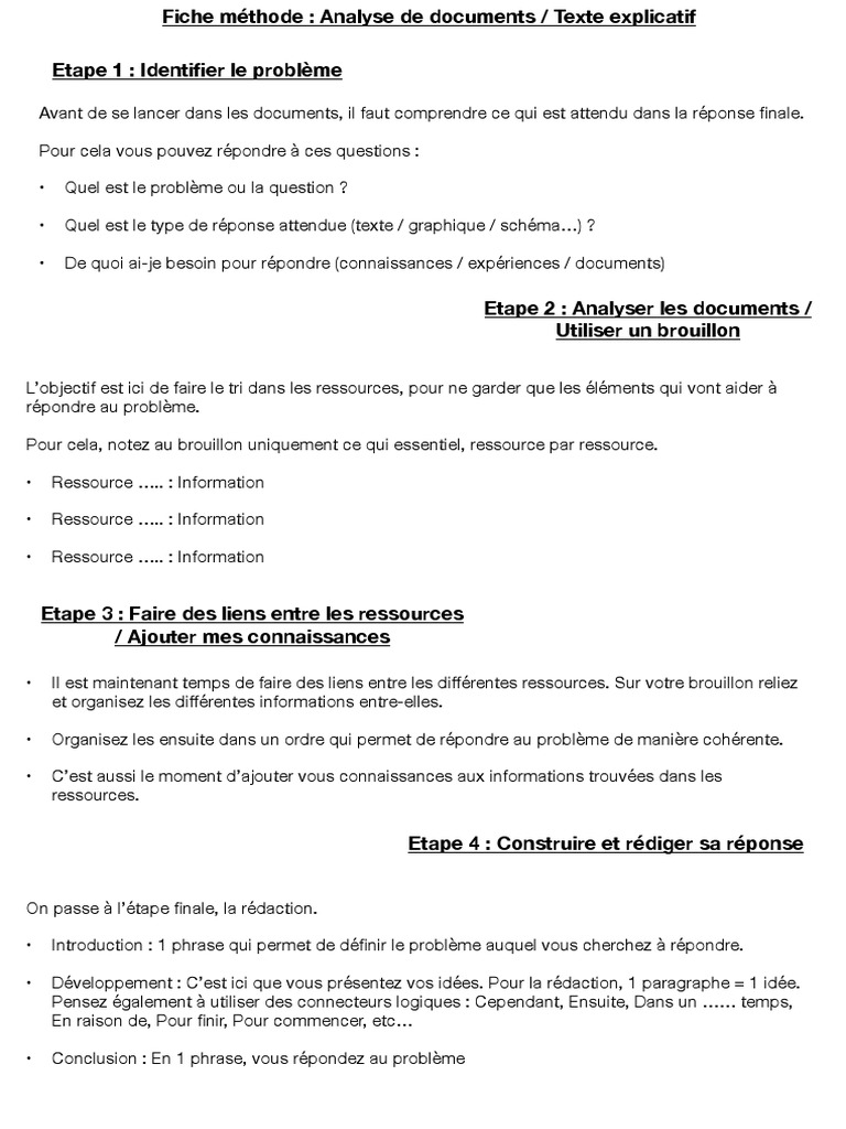 Fiche d'analyse de documents | PDF | Évolution de carrière