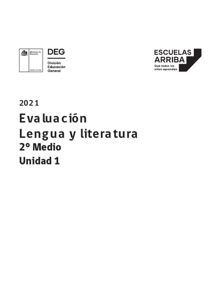 Evaluación Estudiante II Básico Lenguaje | PDF | Poesía | Zeus