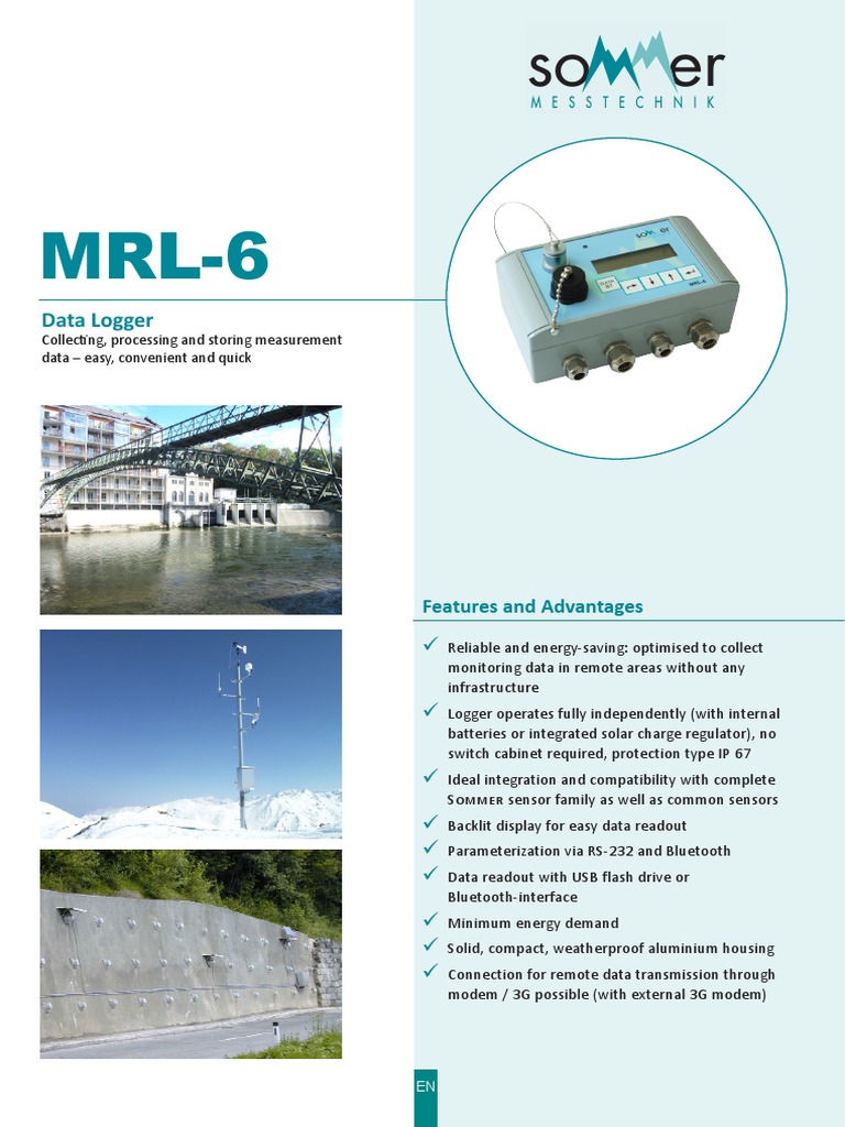 DataSheet MRL-6 EN | PDF | Power Supply | Flash Memory