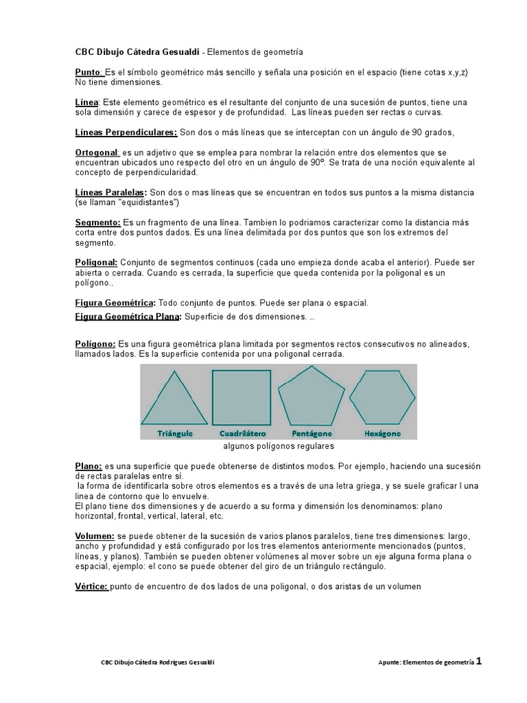 Elementos de Geometría | PDF | Geometría | Triángulo