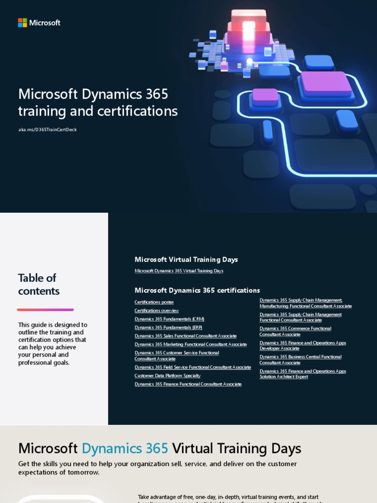 Dynamics 365 Certification Training Guide | PDF | Enterprise Resource ...