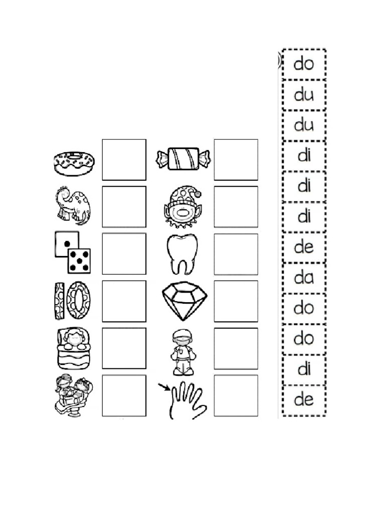 Actividad Letra D | PDF