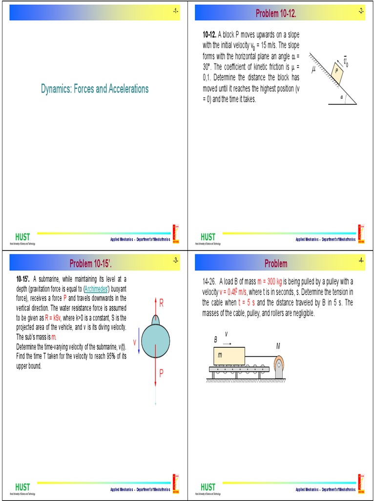 ME 2211 Force Acceleration Pro | PDF | Force | Physical Sciences