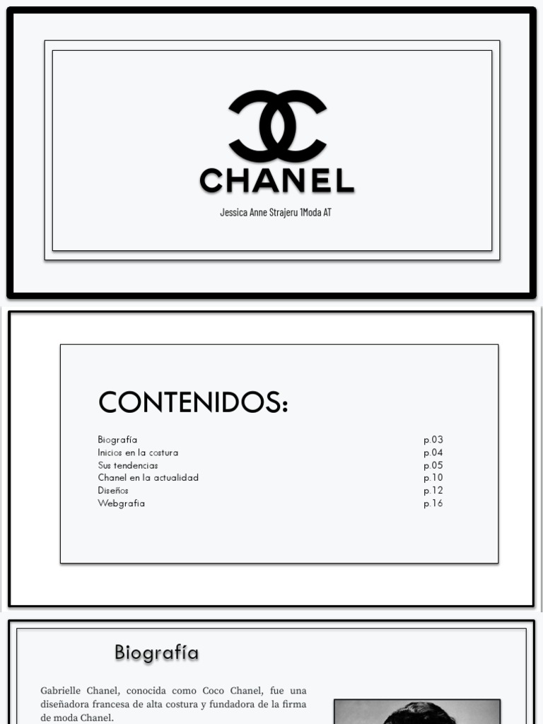 Biografía y legado de Coco Chanel | PDF | Softlines (venta minorista ...