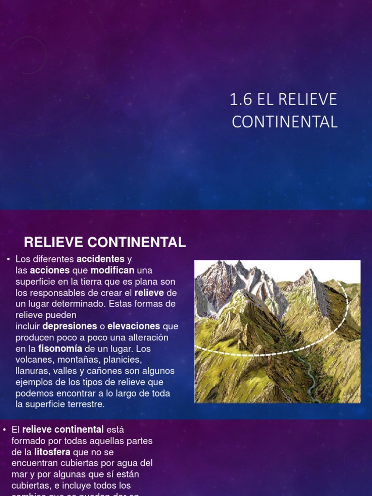 1.6 Relieve Continental, Clase 13-10-2020 | PDF | Terreno | Tierra