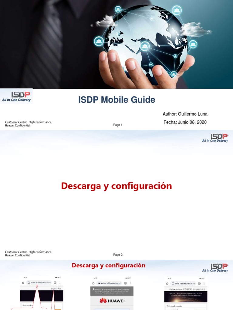 ISDP Mobile V3 Guide. Descarga y Configuracion | PDF