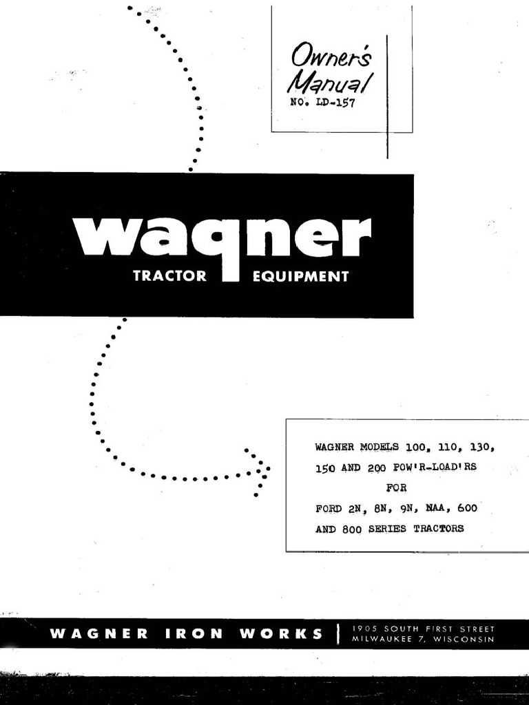 Wagner Loader Manual | PDF