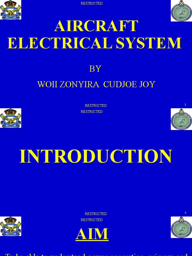 Aircraft Electrical System | PDF | Direct Current | Electrical Connector