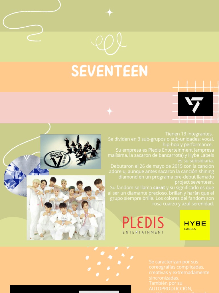 SEVENTEEN | PDF | Entretenimiento | Musica Popular