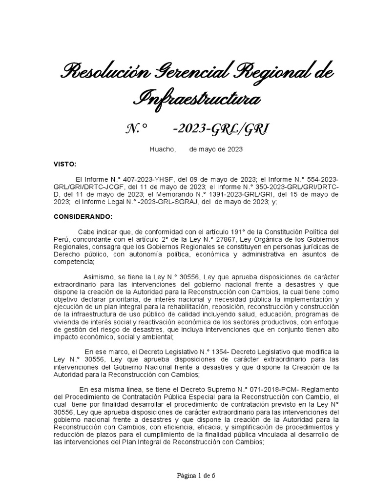 RGRI - Liquidación Vía Vecinal | PDF | Regulación | Gobierno