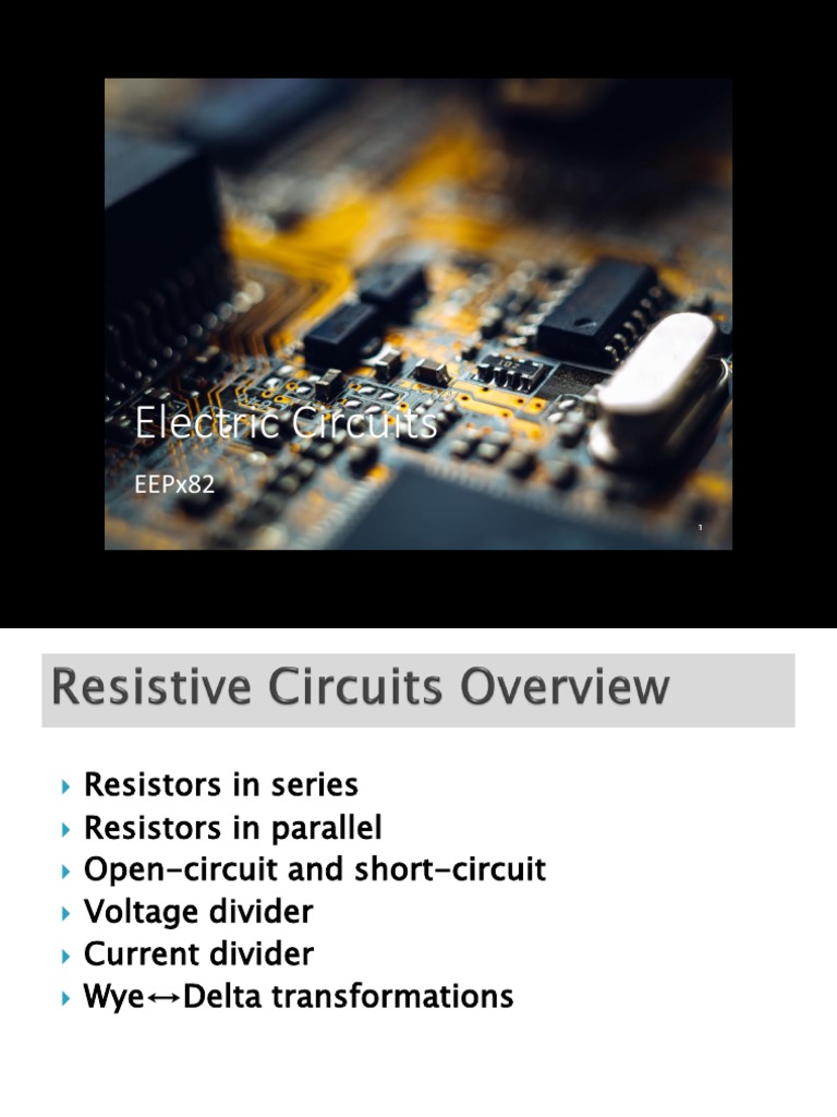 Lecture 2 - Mech | PDF | Series And Parallel Circuits | Electrical Network