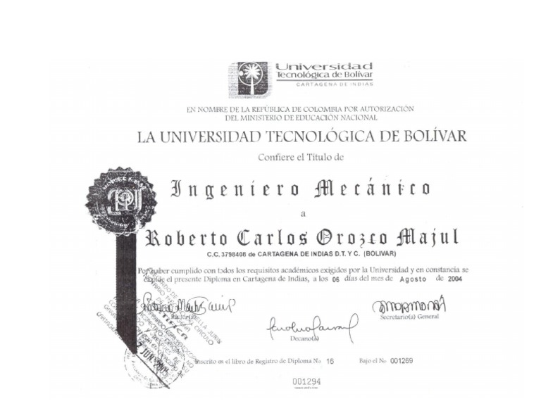 Titulo Universitario | PDF