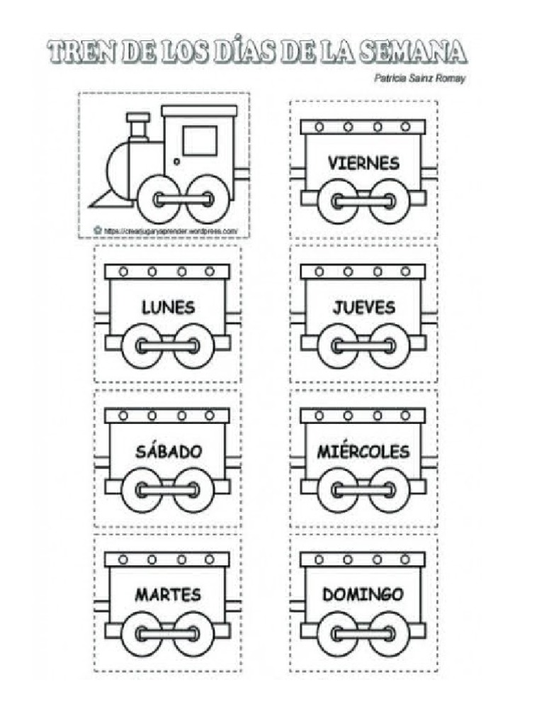 Tren Dias de La Semana | PDF