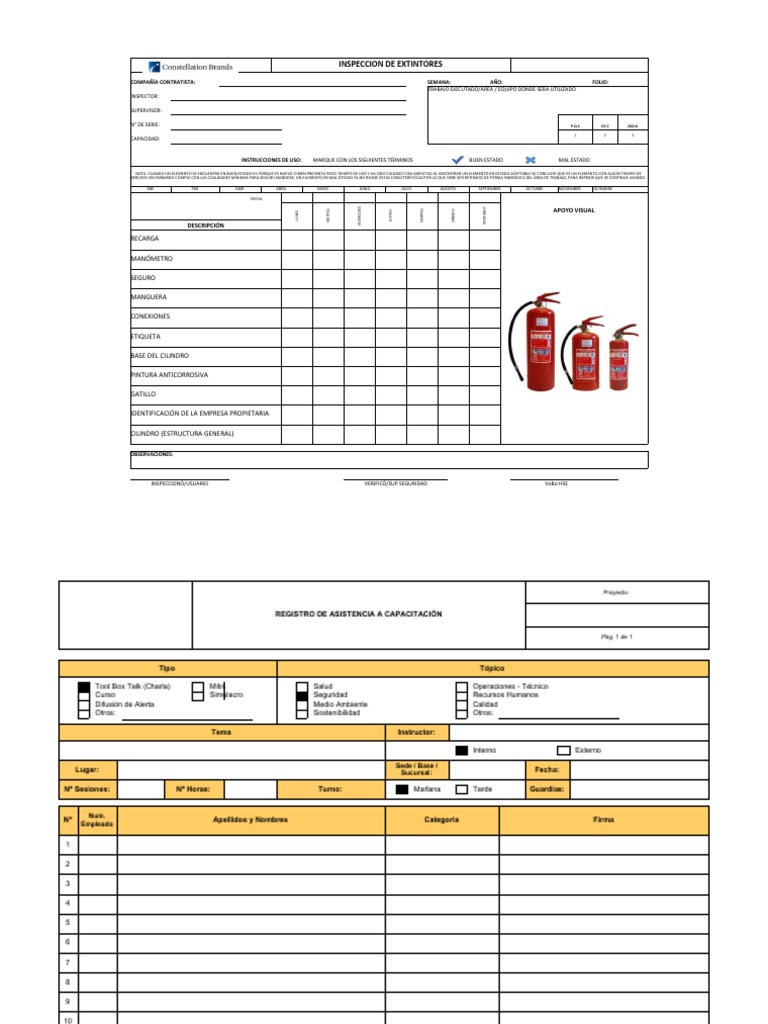 Check List Extintores | PDF