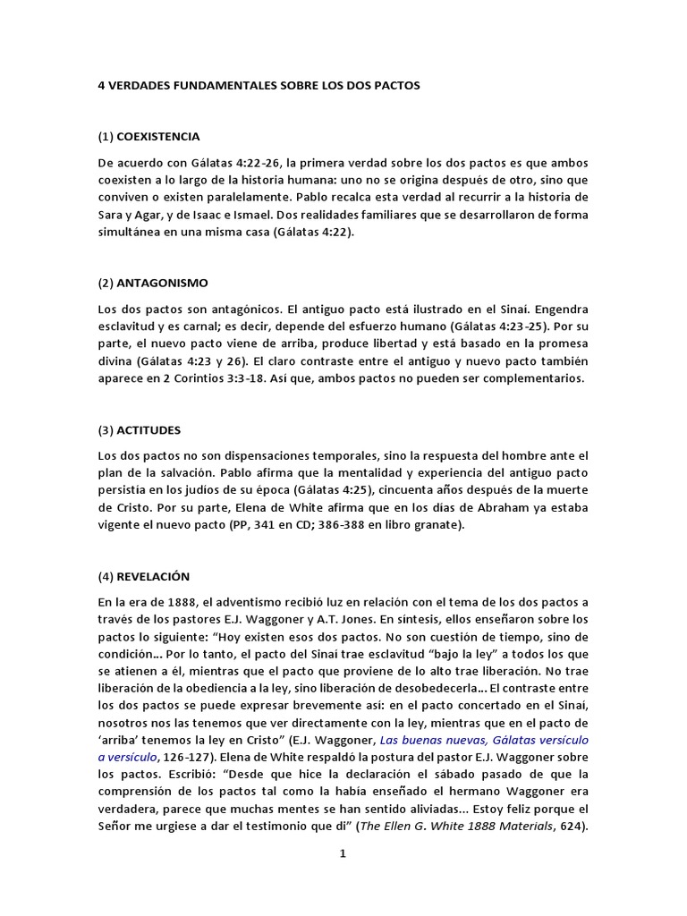 4 Verd Fund Los Dos Pactos | PDF | Creencia religiosa y doctrina