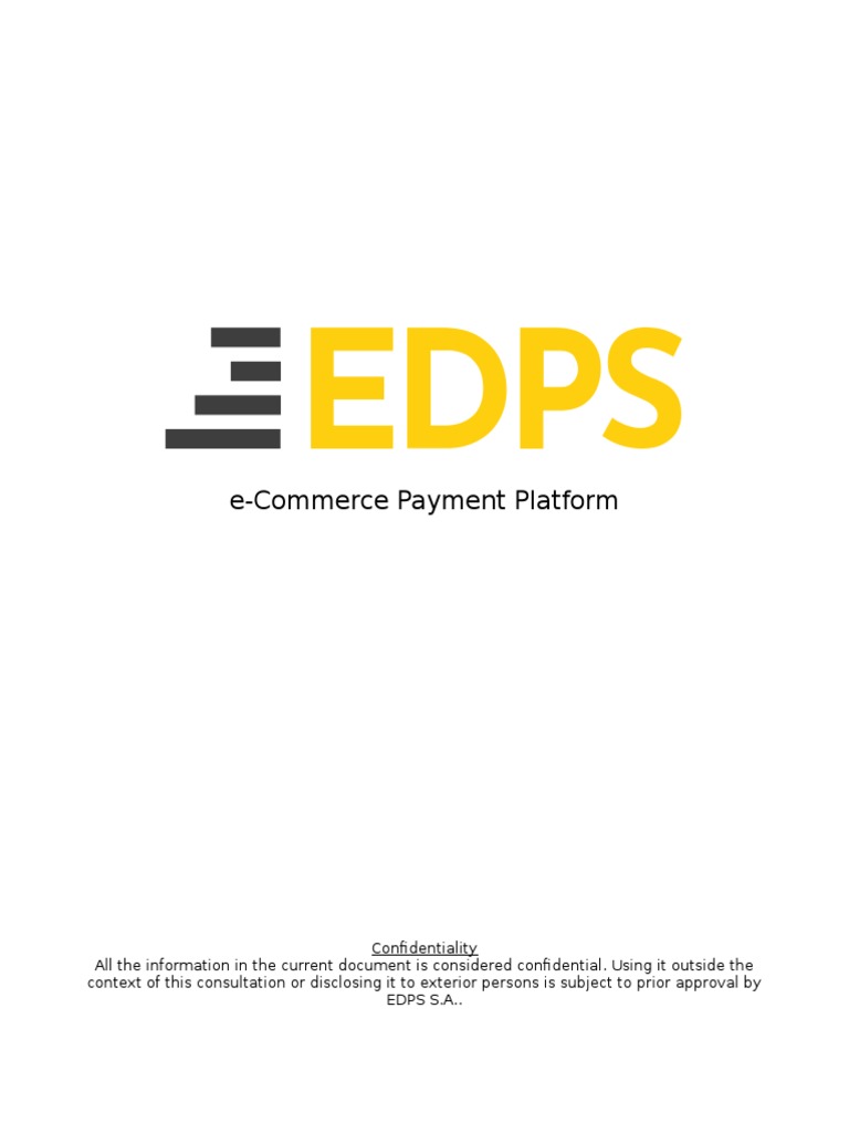 EDPS e-Commerce Platform Guide | PDF | Public Key Certificate | Hypertext Transfer Protocol