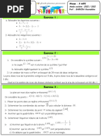 Math 2AC - Semestre 2 Devoir 1 Modèle 1 - AlloSchool | PDF | Mathématiques élémentaires | Triangle
