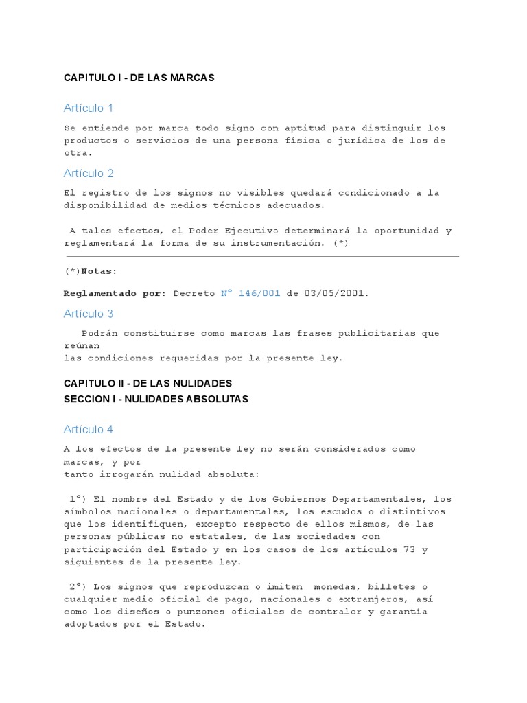 Ley de Marcas | PDF | Marca comercial | Propiedad