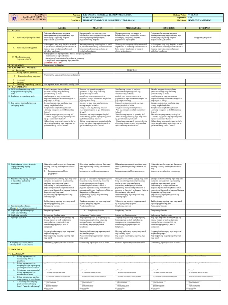 Veeh Q3 W3 Dll-Esp | PDF