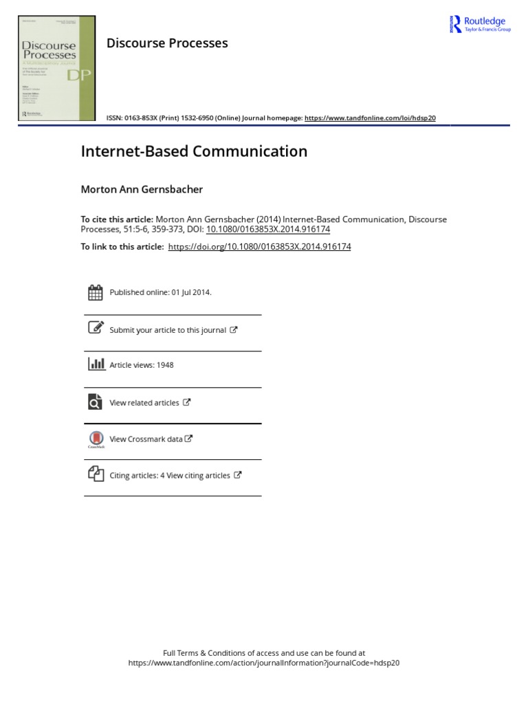 Internet Based Communication | PDF | Communication | Text Messaging