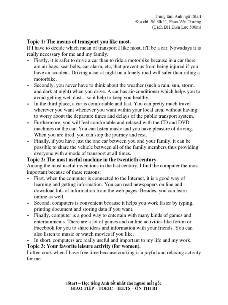 15-TOPIC-SPEAKING-B1-EPU-1-1-1 | PDF | Cost Of Living