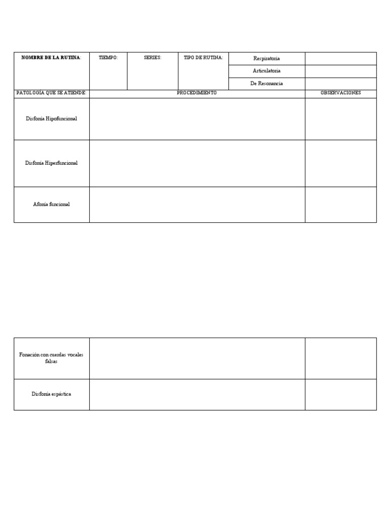 Concentra Rutinas 2021 | PDF