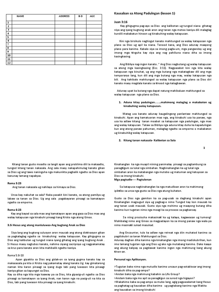 Change-12-Cebuano (1) A4 | PDF