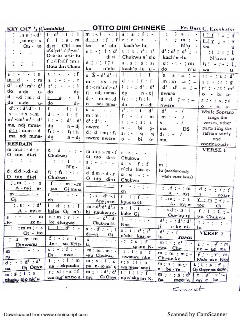 Otito Diri Chineke FR Bart Ezeokafor 7aca8 | PDF