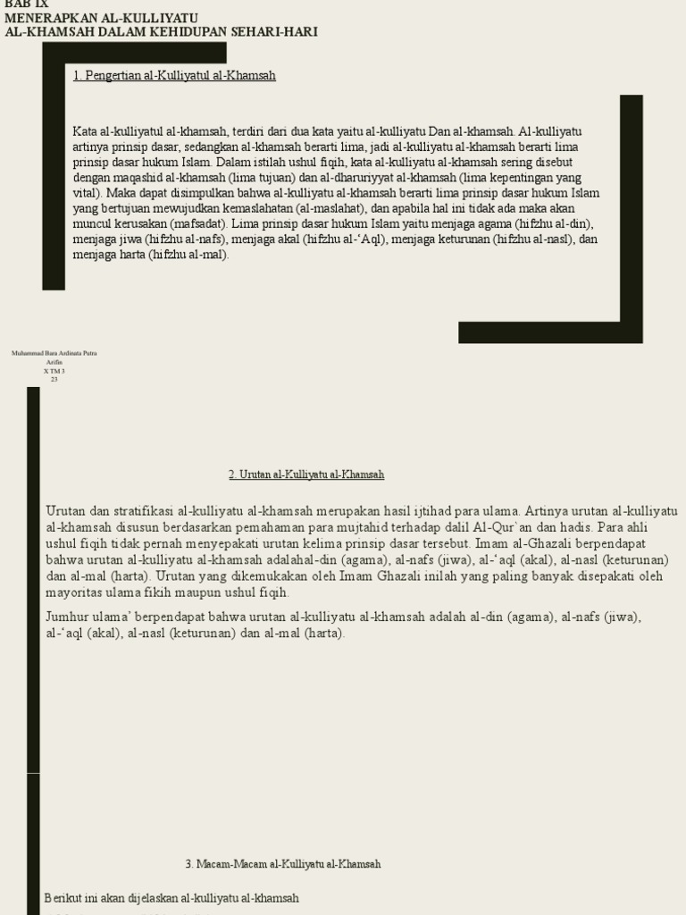 Muhammad Bara Ardinata Putra Arifin, Tugas PAI | PDF