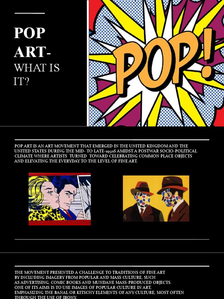 Pop Art | PDF | Aesthetics | The Arts