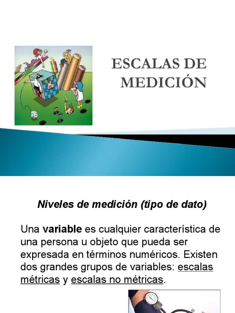 Tipos de Escalas de Medición de Datos | PDF | Nivel de medida | Medición