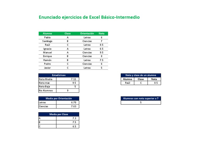 Anexo3 Excel Basico Intermedio LBB | PDF
