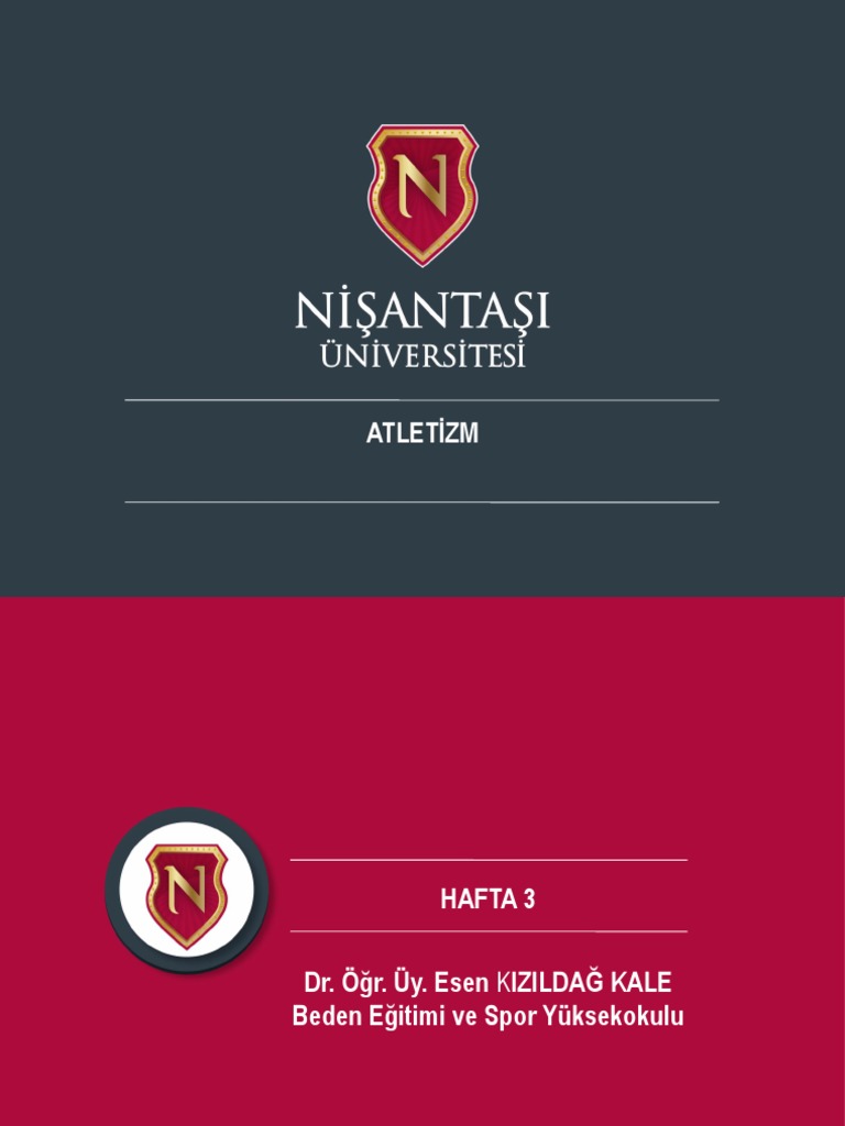 Atletizm 3 Hafta Sunu | PDF