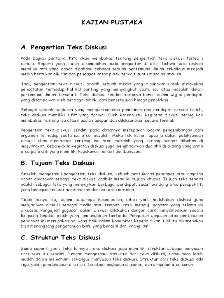 Teks Diskusi | PDF