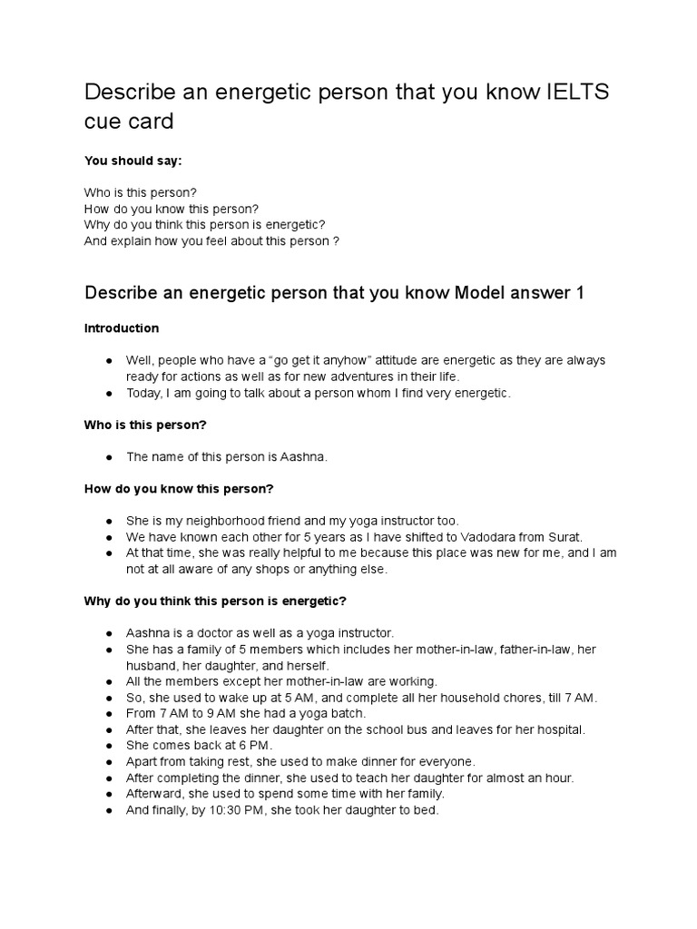 Ielts Speaking Part 2 Questions and Answers PDF 3 b226770825 | PDF