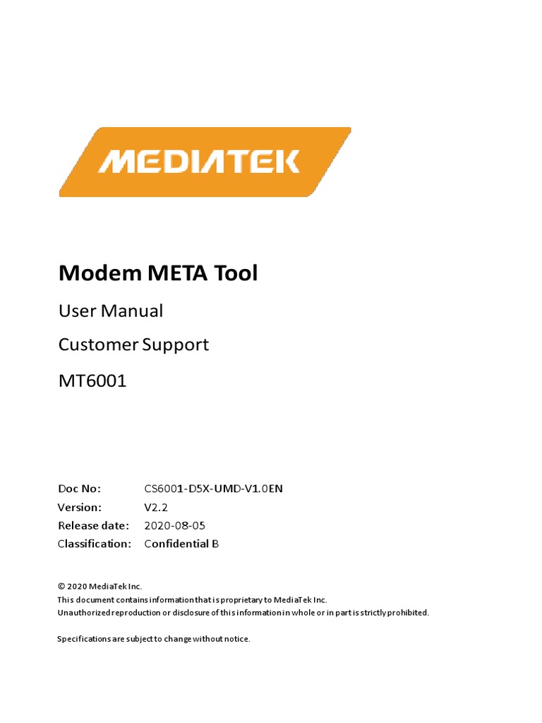 Modem META Tool User Manual | PDF | Graphical User Interfaces | Modem