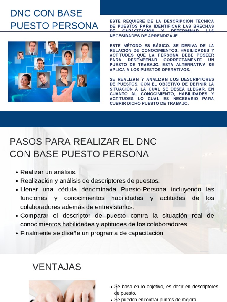 DNC Puesto Por Persona | PDF | Servicio al Cliente | Aprendizaje