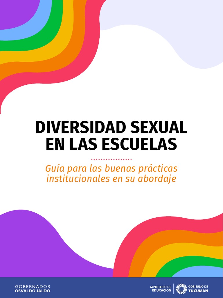 Diversidad Sexual en Las Escuelas1 | PDF | Identidad de género | Estudios LGBTQIA+