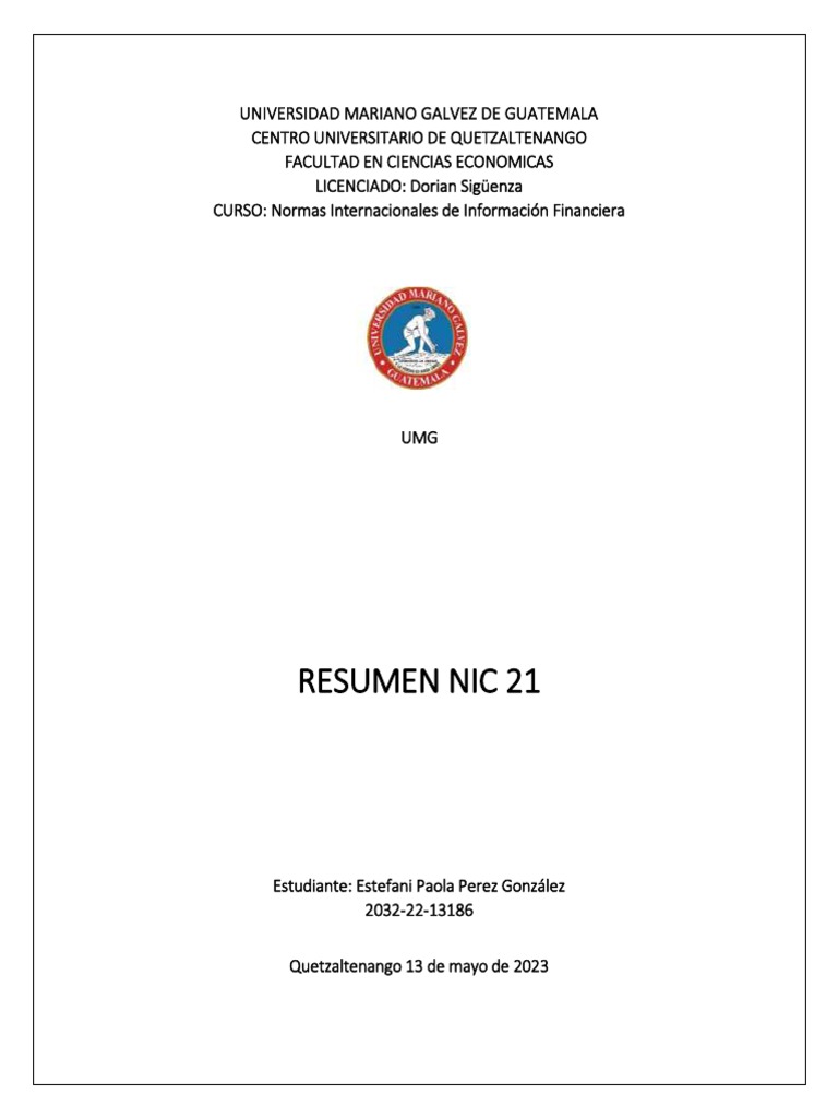 Resumen Nic 21 | PDF | Moneda | Contabilidad