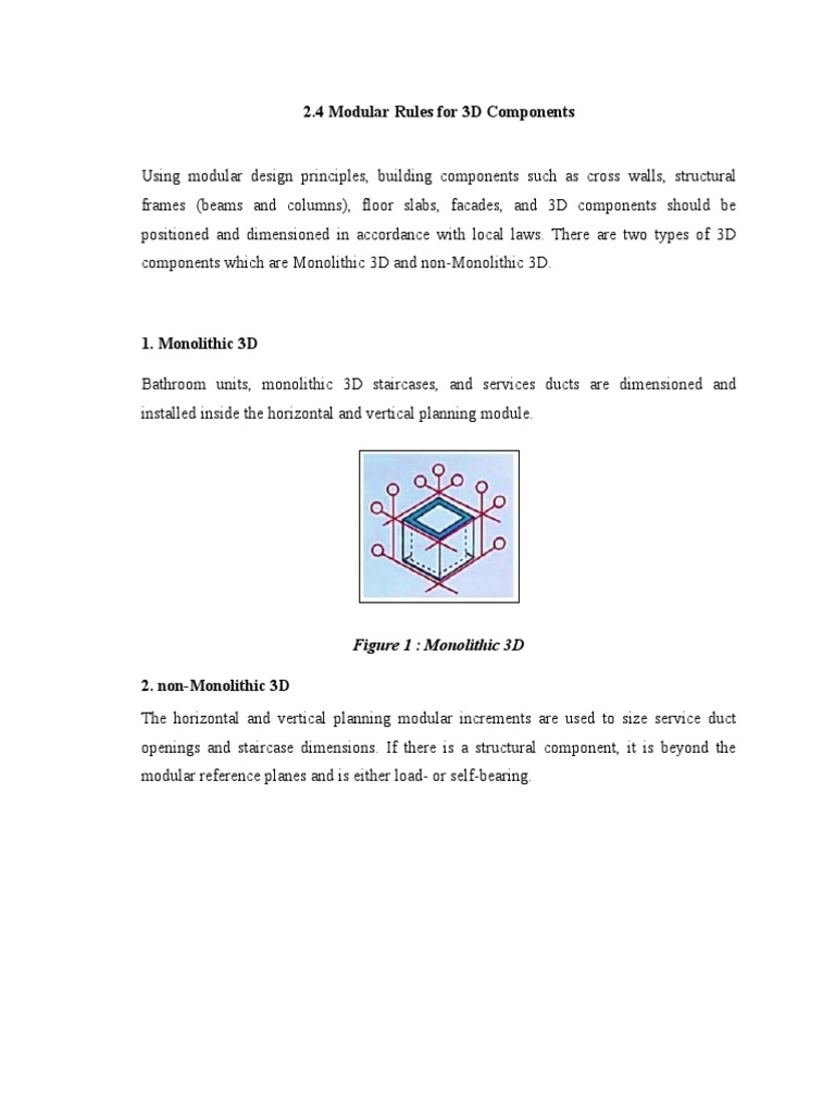 Modular Rules For 3D Wall Component Tolerances and Conclusion | PDF ...