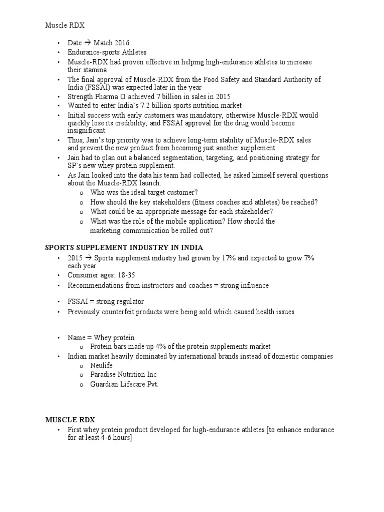 Muscle RDX | PDF | Dietary Supplements | Physical Fitness