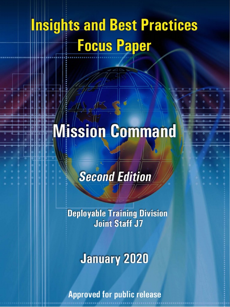 Insights and Best Practices Focus Paper - Mission Command | PDF ... Insights and Best Practices Focus Paper - Mission Command | PDF ...