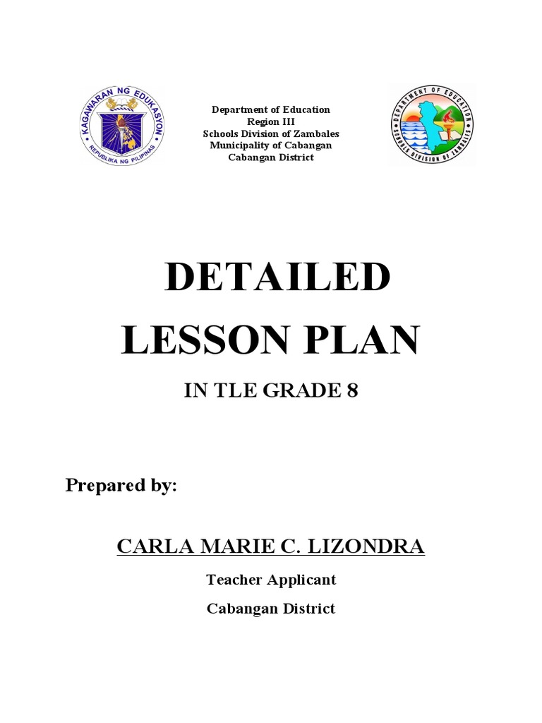Grade 8 TLE Lesson Plan: Clubhouse Sandwich | PDF | Sandwich | Foods
