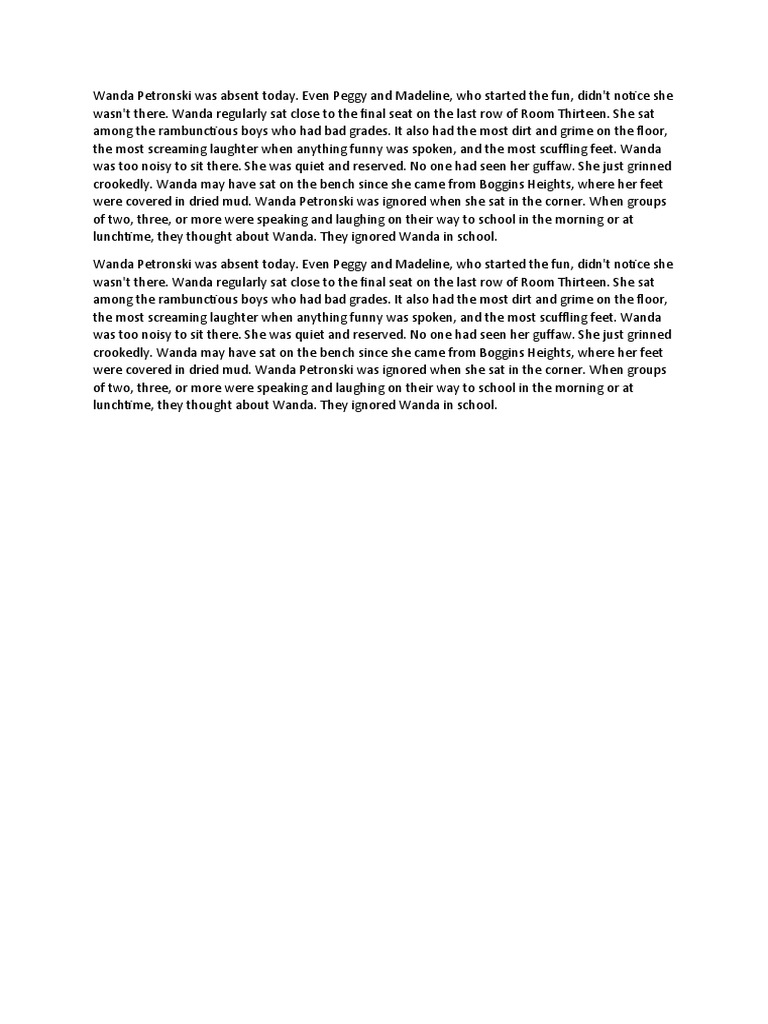 Wanda Petronski | PDF