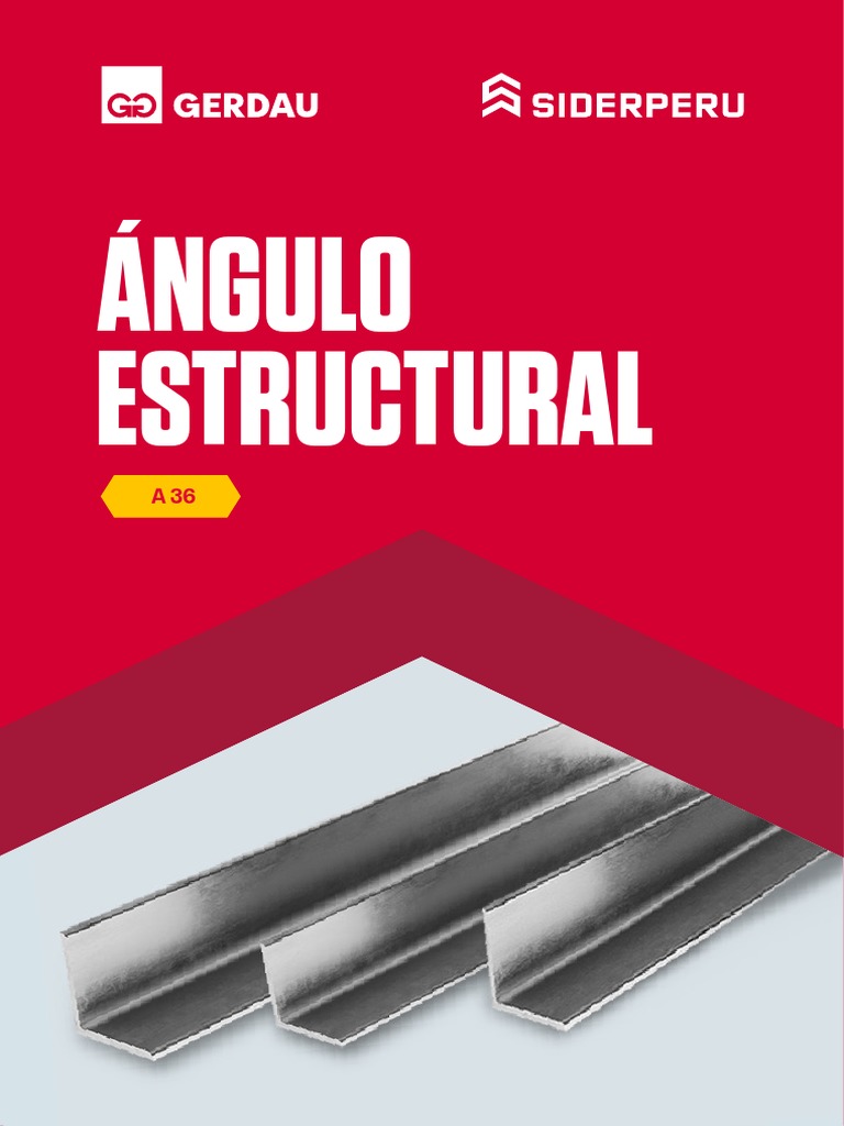 T215902290 Ángulo Estructural A36 V 2023 | PDF | Materiales de ...